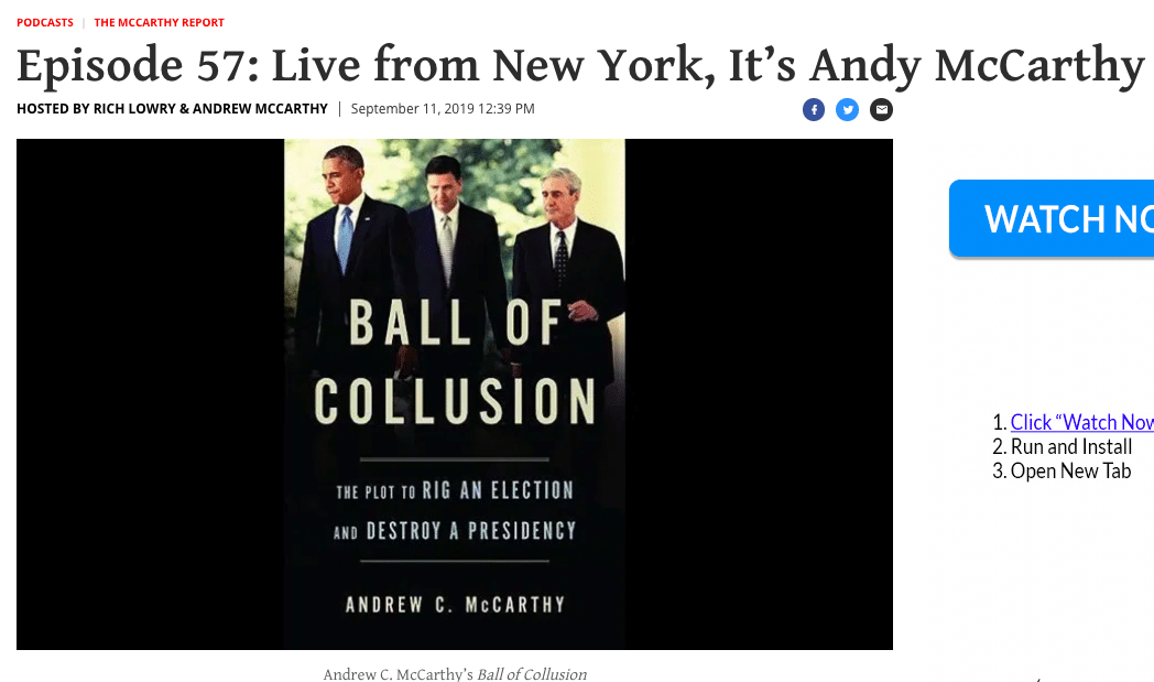 "Ball of Collusion" Book Tour | National Review Institute
